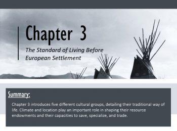 Chapter 3: The Standard of Living Before European Settlement – Economic ...