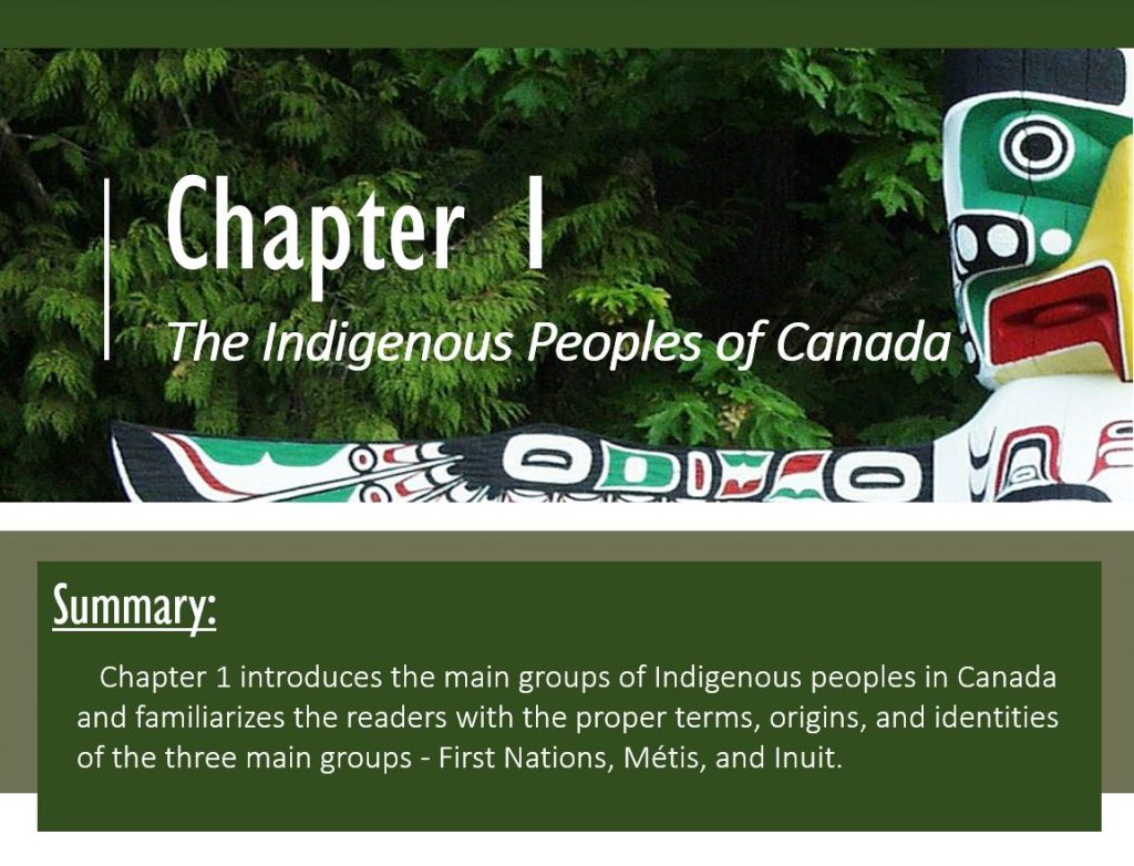 Chapter 1: Indigenous Peoples of Canada – Economic Aspects of the ...