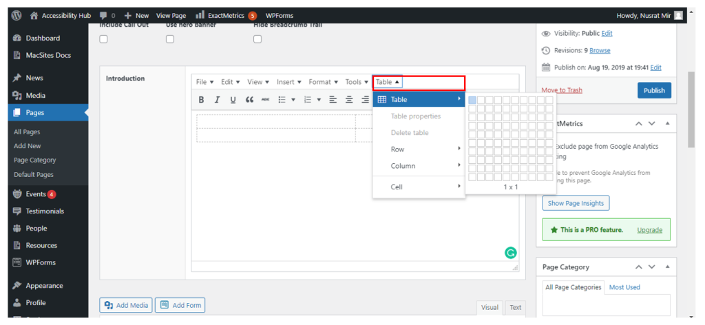 Accessible Web Tables – Accessible Digital Content Training