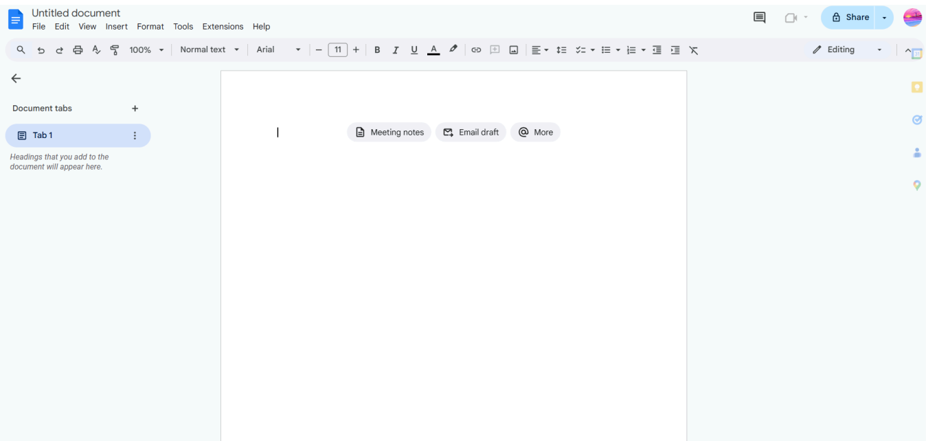 Google Doc Guide – Tangerine Tech Guide – Google Workspace
