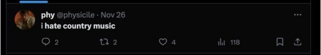 Country Music Sucks, But Does it Actually? – Audience Studies ...