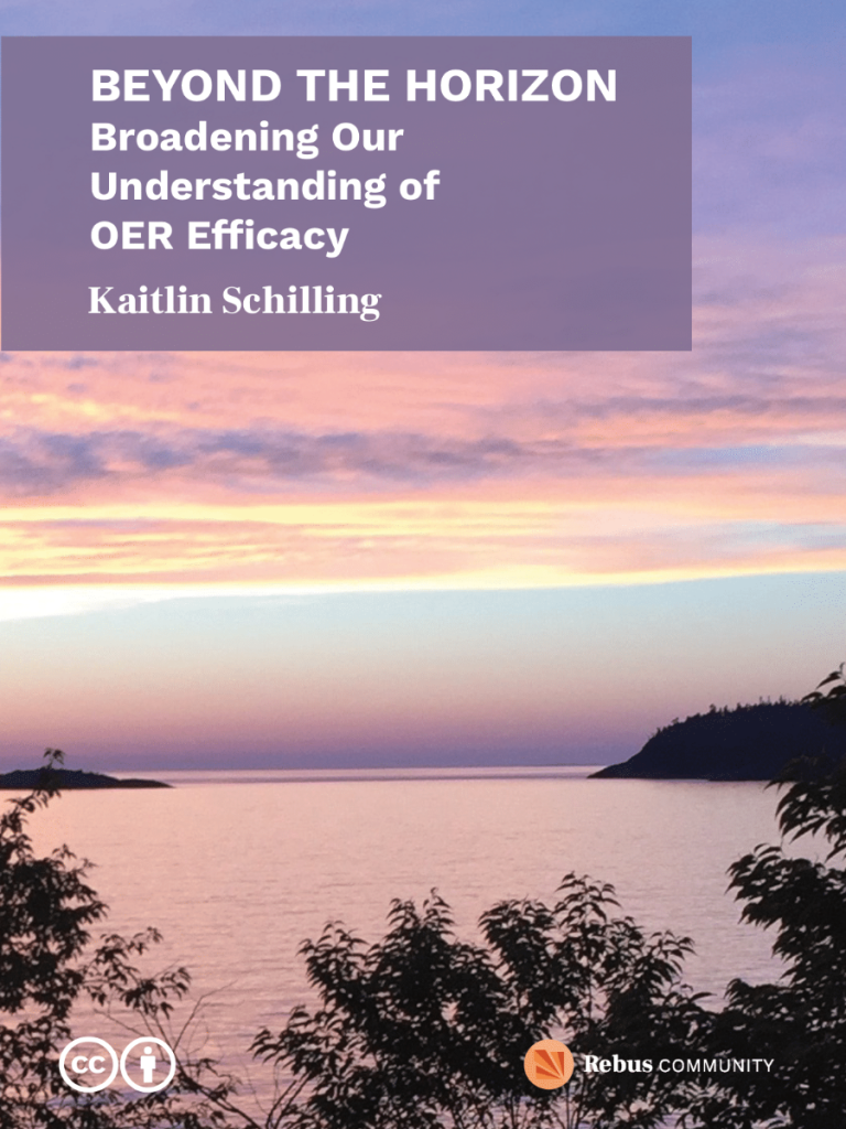Beyond the Horizon: Broadening Our Understanding of OER Efficacy – Simple Book Publishing
