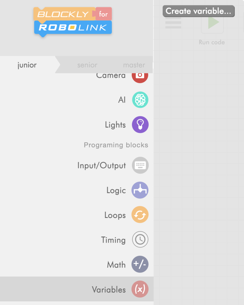 1.4 – Variables – Blockly Adventures with Zumi: Unleashing the Power of Code for Self-Driving Fun