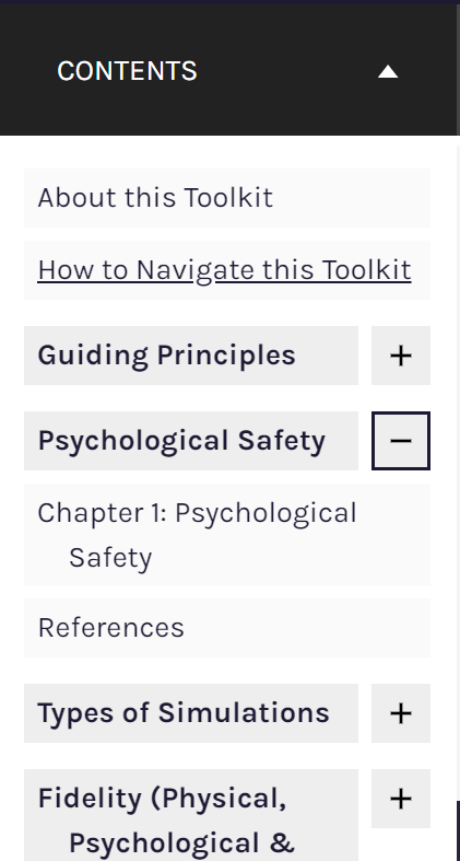 How To Navigate This Toolkit Faculty Simulation Toolkit
