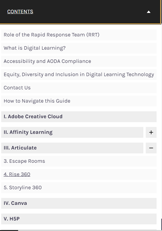 How to Navigate this Guide – Rapid Response Team Guide