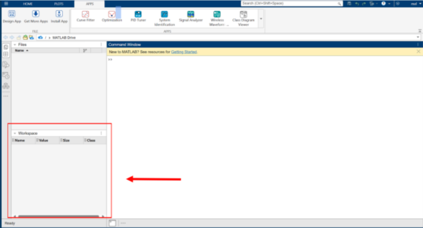 Navigating the Workspace Section – Tech Tangerine Guide – Matlab