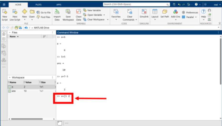 How to assign and create vectors: – Tech Tangerine Guide – Matlab