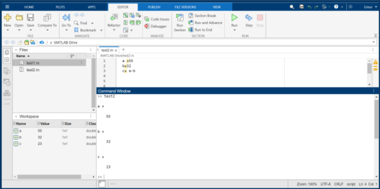Creating And Saving Scripts In Matlab Tech Tangerine Guide Matlab