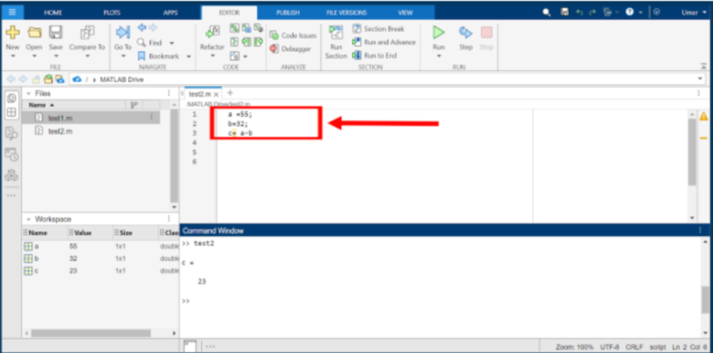 Creating and Saving Scripts in MATLAB: – Tech Tangerine Guide – Matlab