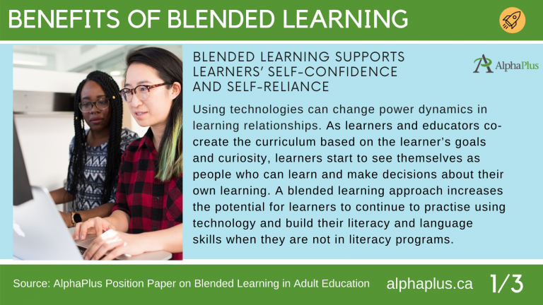 Graphics: Benefits – Position Paper on Blended Learning in Adult Education Graphics: Benefits – Position Paper on Blended Learning in Adult Education