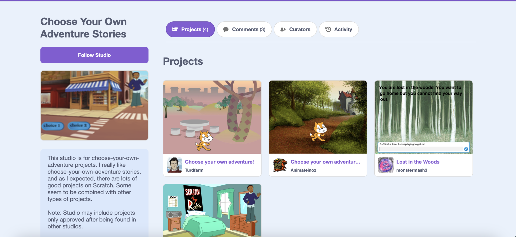 Storytelling with Scratch – EDUC1311 – Coding OER